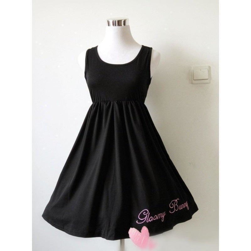 Robe Japonaise Kawaii lapin noir
